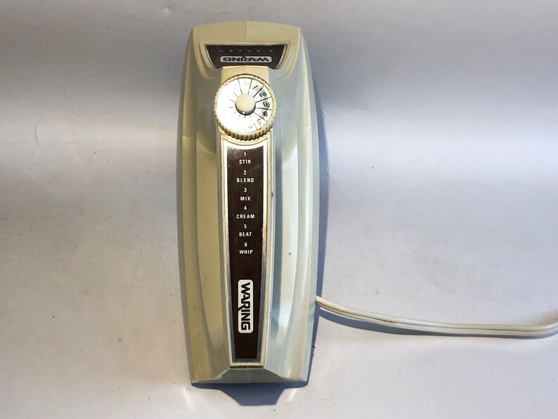 Vintage Waring Hand Mixer Retro Kitchen Kitsch Funky Multi-speed ...
