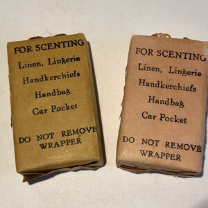 Vintage Carolina Pair of Sachet Bars Soap & Candle Makers - Etsy