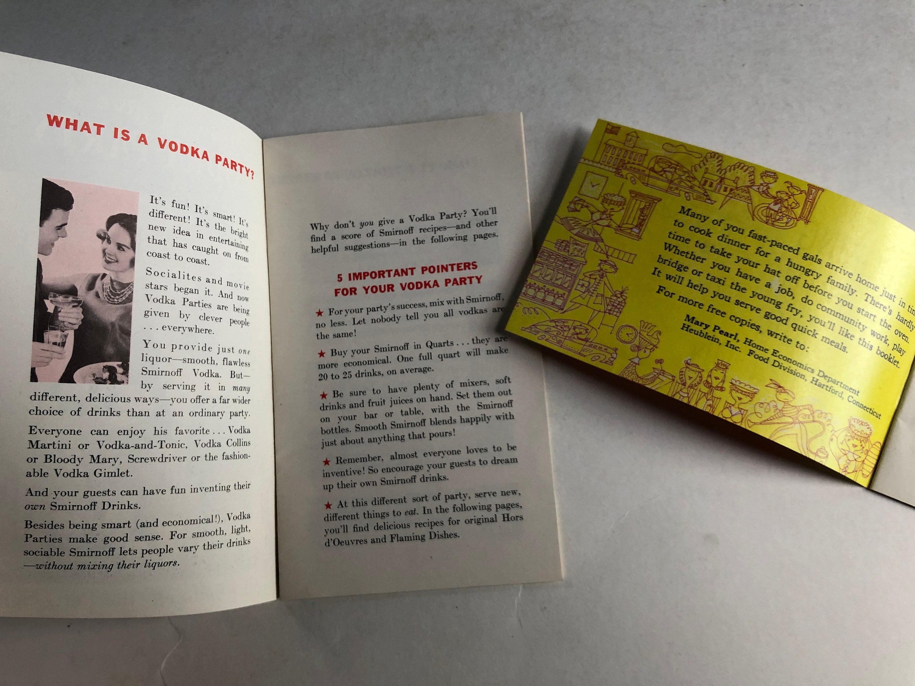 Vintage Duo Smirnoff Vodka A1 Steak Sauce Print Advertising - Etsy