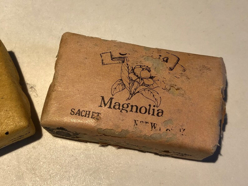 Vintage Carolina Pair of Sachet Bars Soap & Candle Makers - Etsy