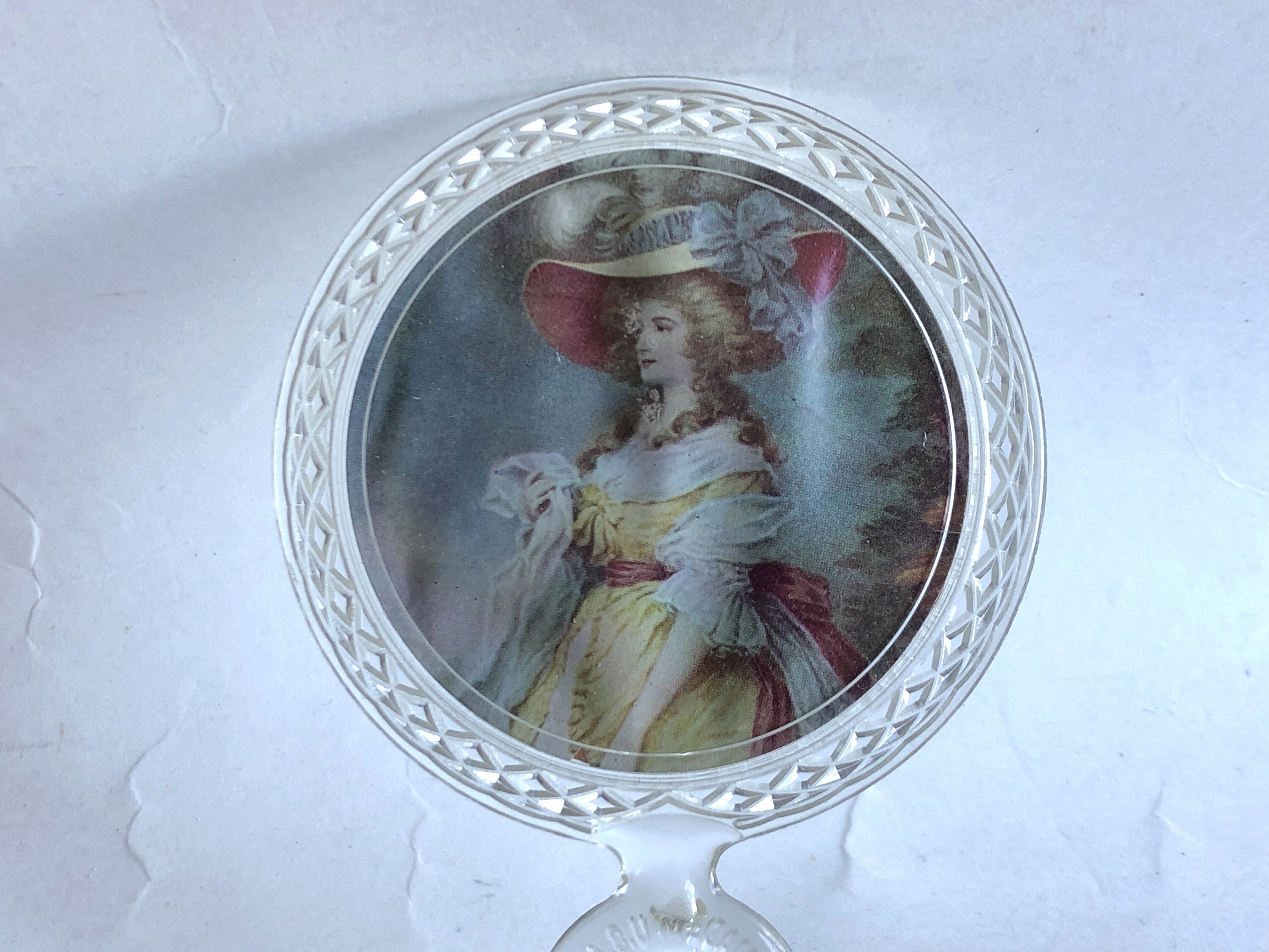 Vintage Victorian Mirror Midcentury Beautiful Victorian Lady Compact ...