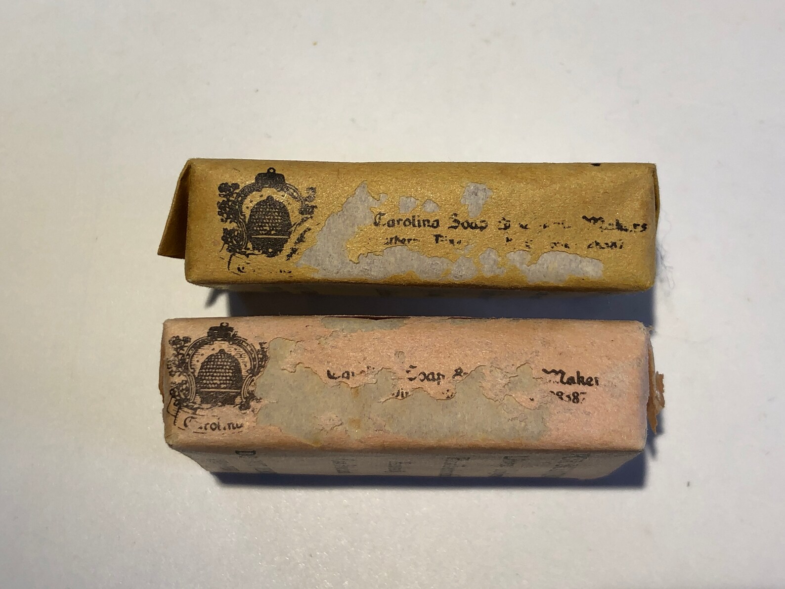 Vintage Carolina Pair of Sachet Bars Soap & Candle Makers - Etsy