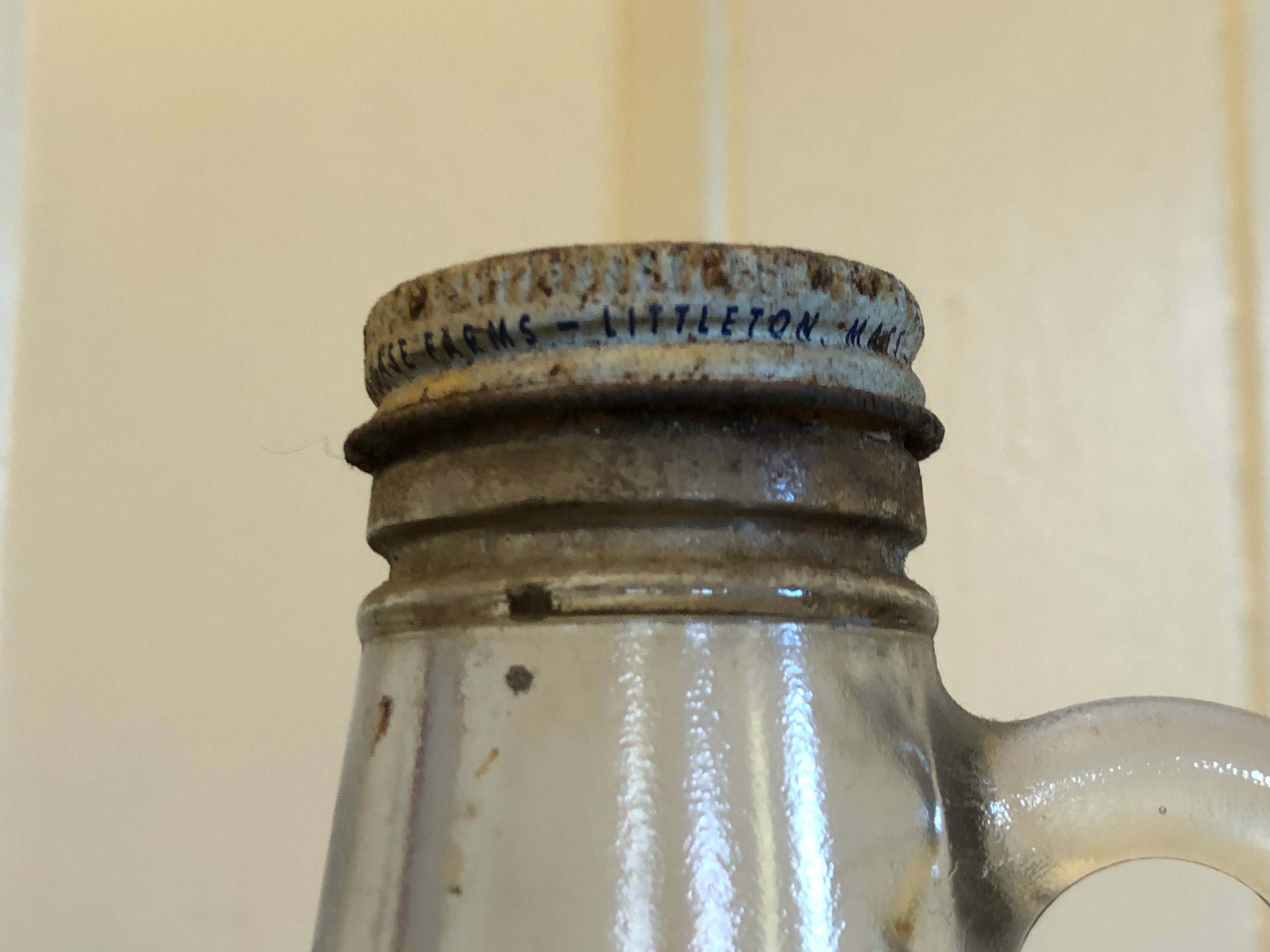 Antique Pure Apple Cider Jug Gallon Chase Farms Littleton Massachusetts ...