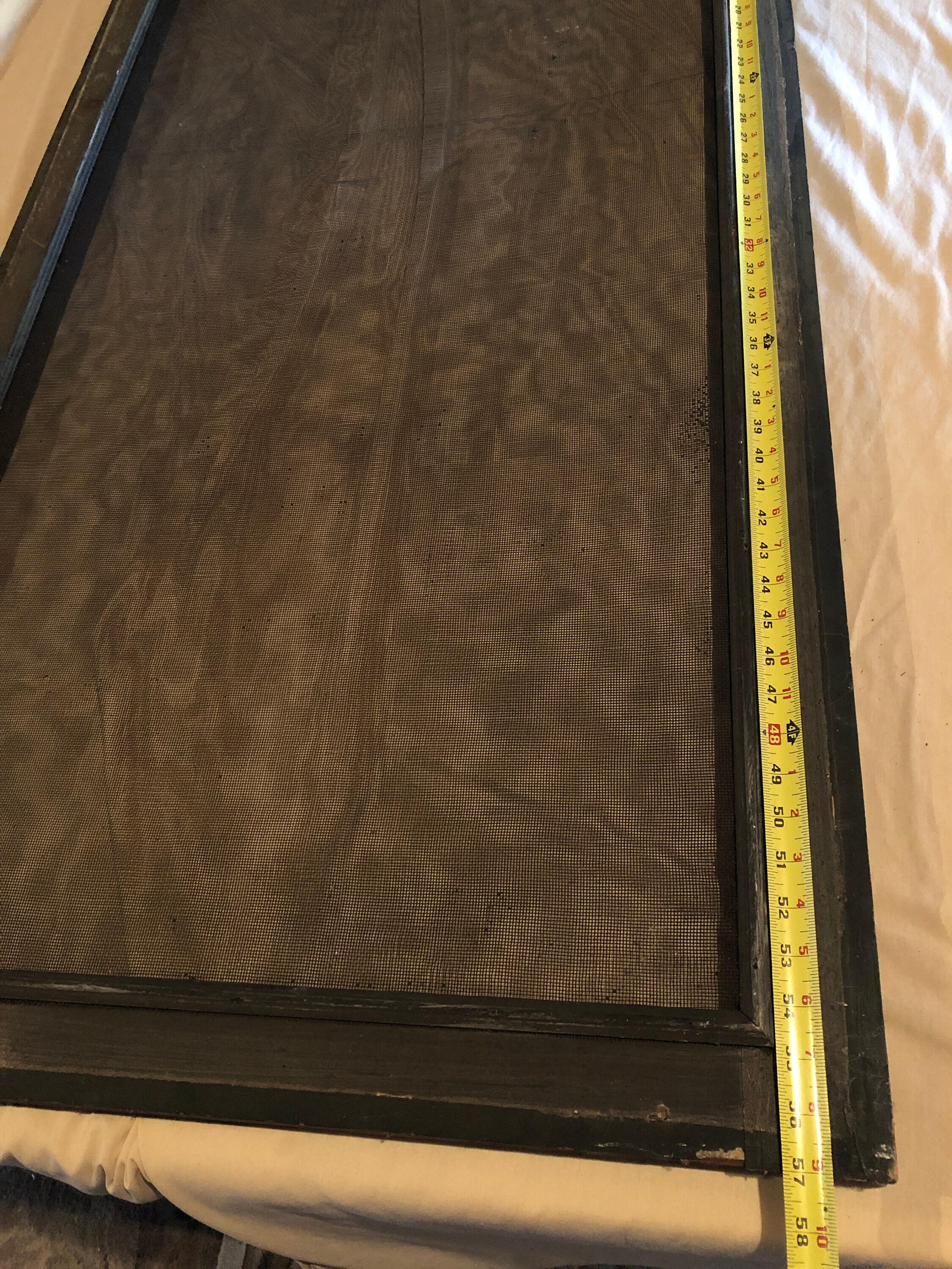 Vintage Screen Door Wood Frame Rustic Architecture Shabby Country Chic ...