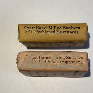 Vintage Carolina Pair of Sachet Bars Soap & Candle Makers - Etsy