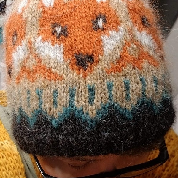 Pattern Fox Hat - Etsy