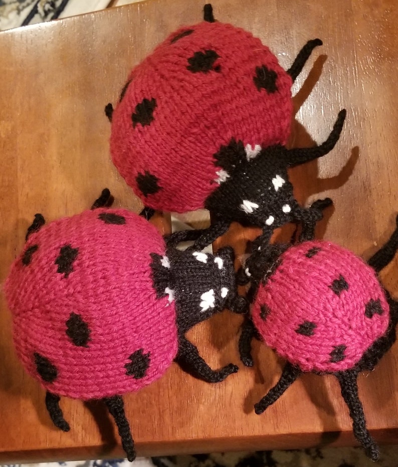 LADYBUG Knitting Pattern (not a Finished Toy) - Etsy
