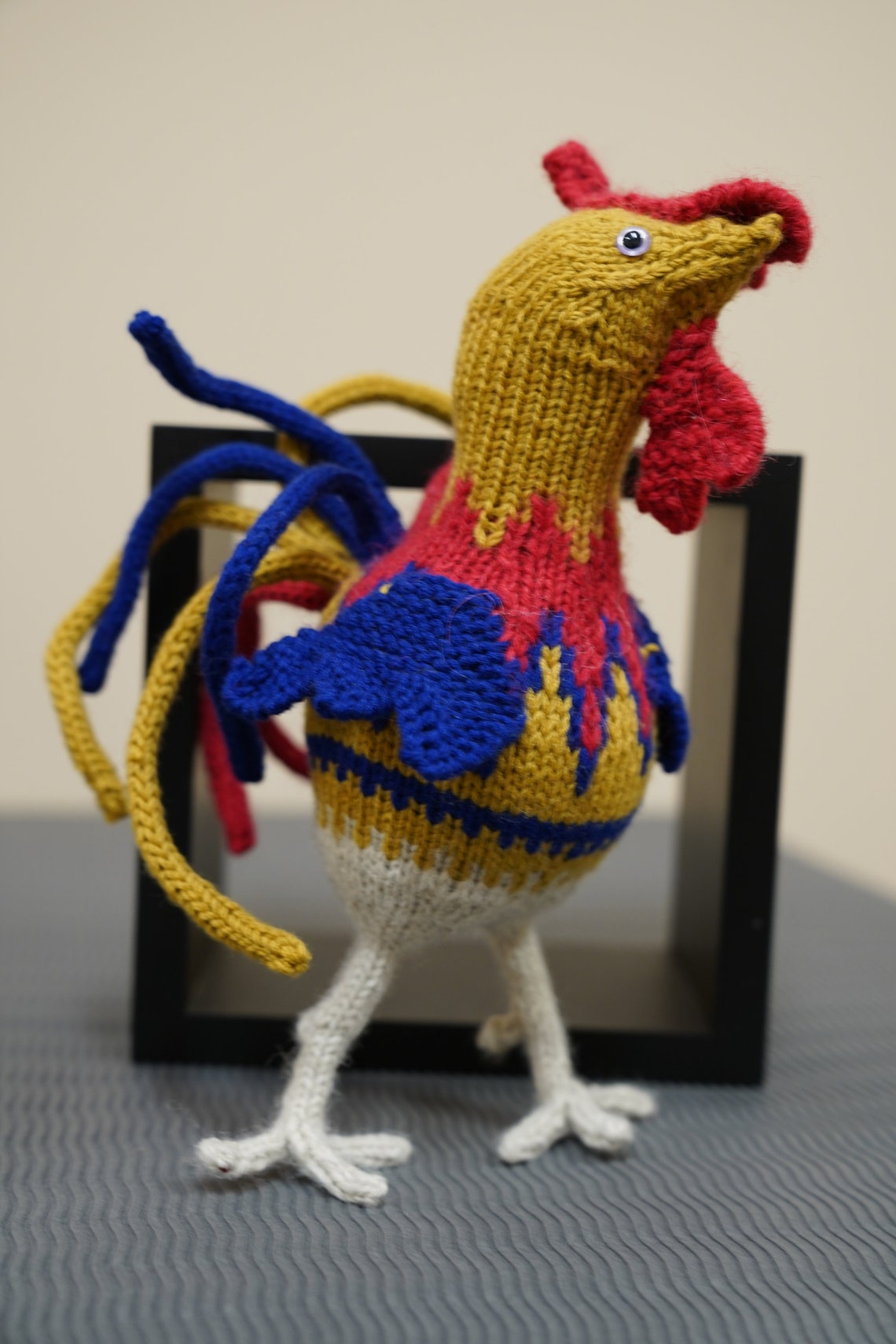 ROOSTER AND HEN - Knitting Pattern, Not Finished Toy - Etsy