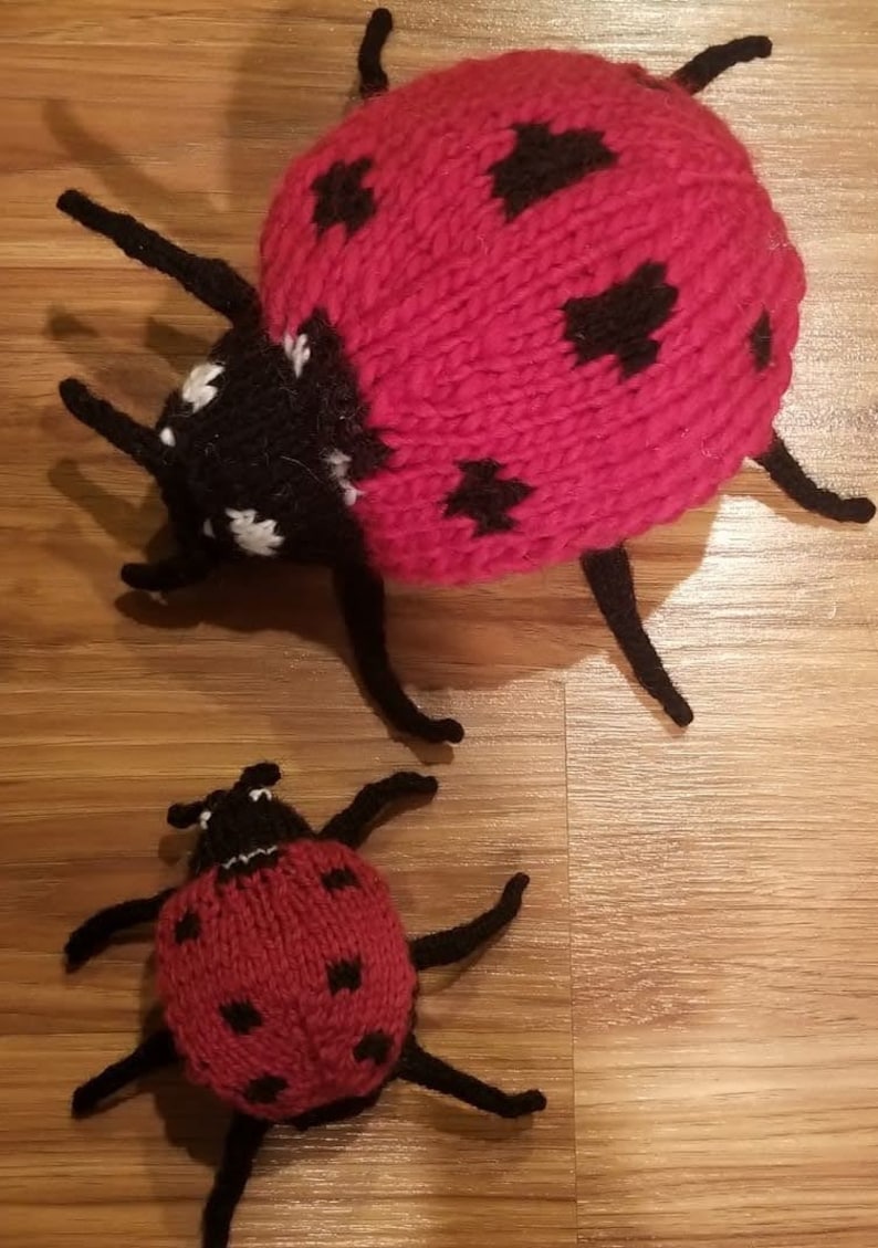 LADYBUG Knitting Pattern (not a Finished Toy) - Etsy