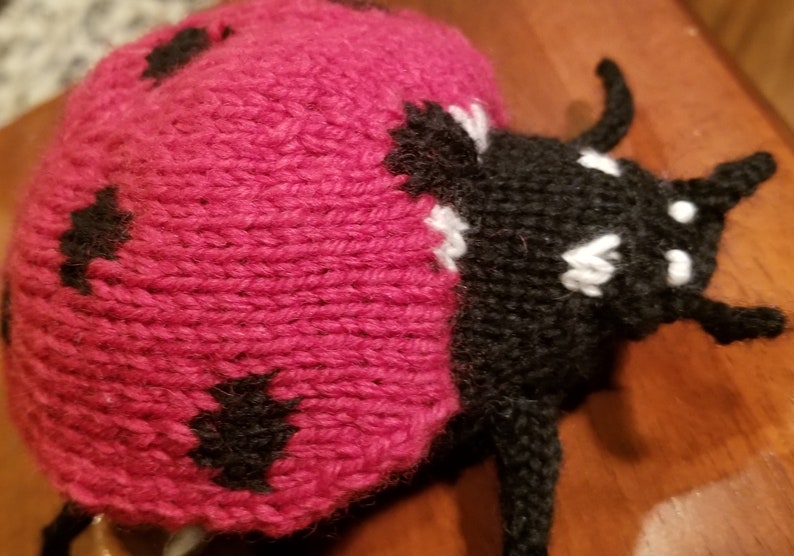 LADYBUG Knitting Pattern (not a Finished Toy) - Etsy