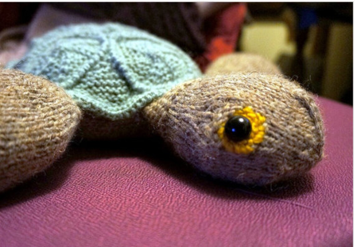 SEA TURTLE. Knitting Pattern not a Finished Toy. - Etsy