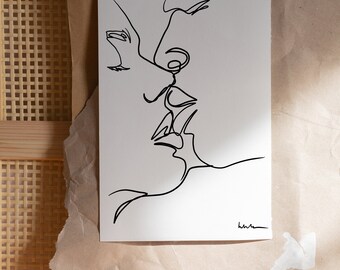 Intimate Line Art - Etsy