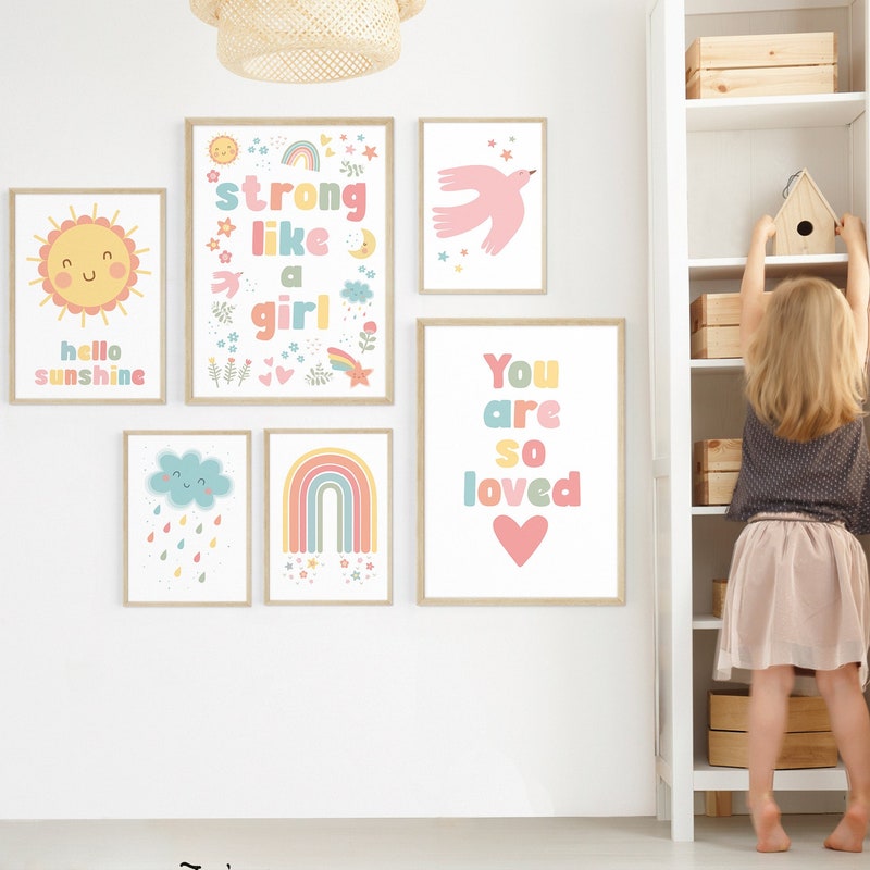 Girls Room Wall Art - Etsy