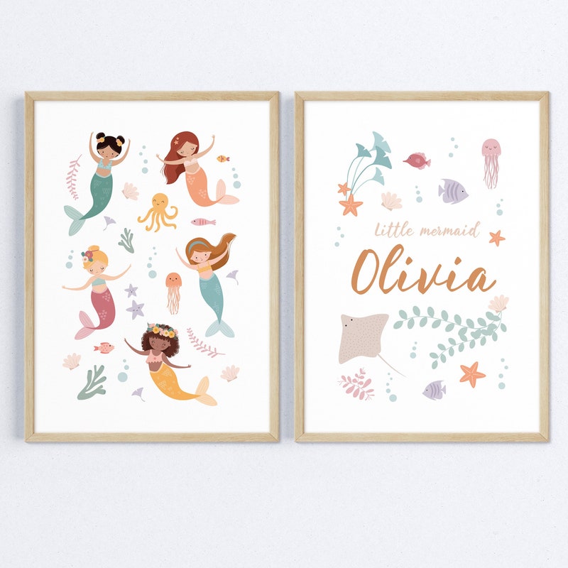 Mermaid Nursery - Etsy