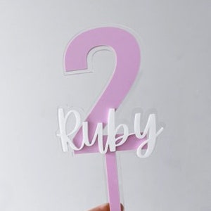 Two Cake Topper, Second Birthday Cake Topper, Smash Cake Topper, Baby ...