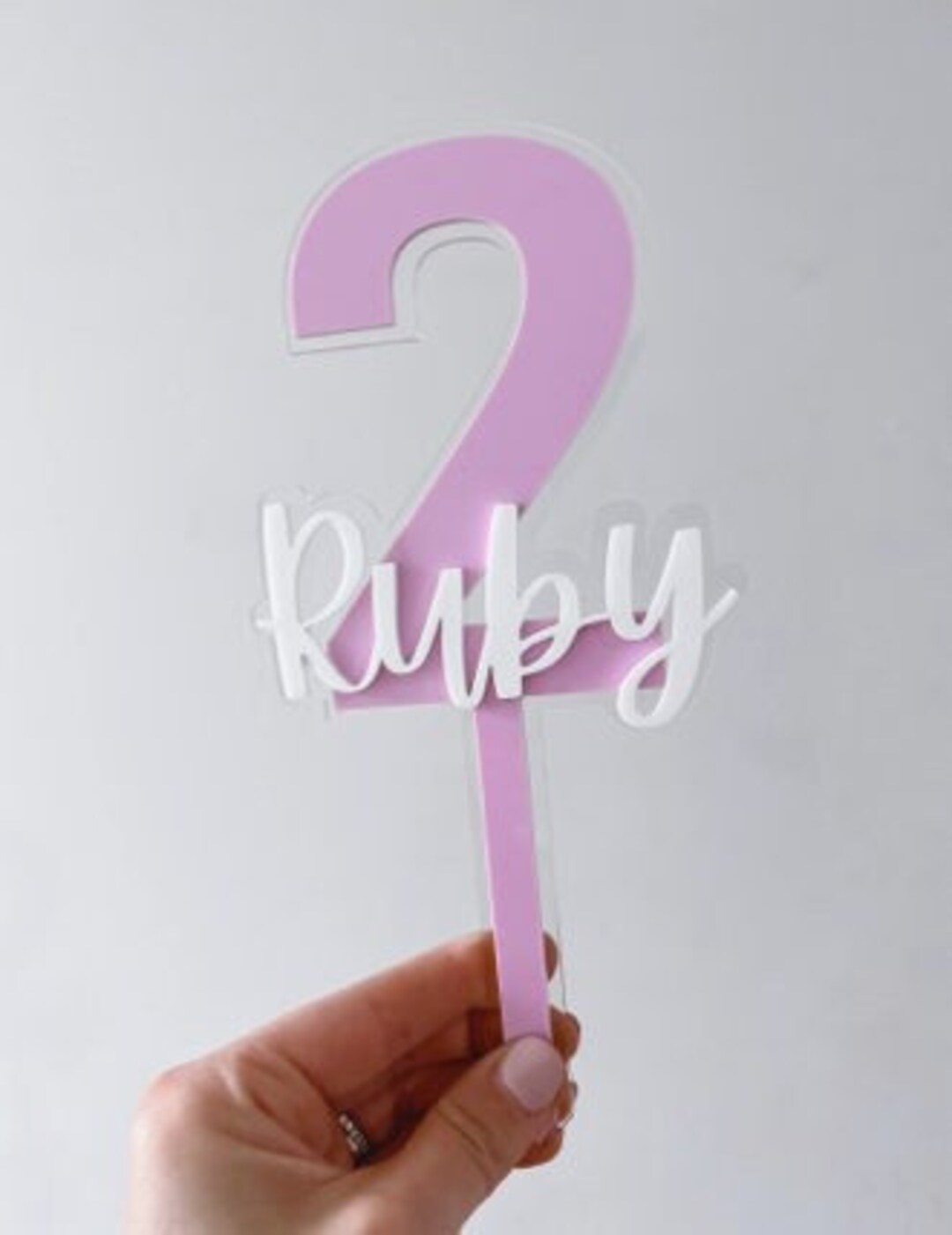 Two Cake Topper, Second Birthday Cake Topper, Smash Cake Topper, Baby ...