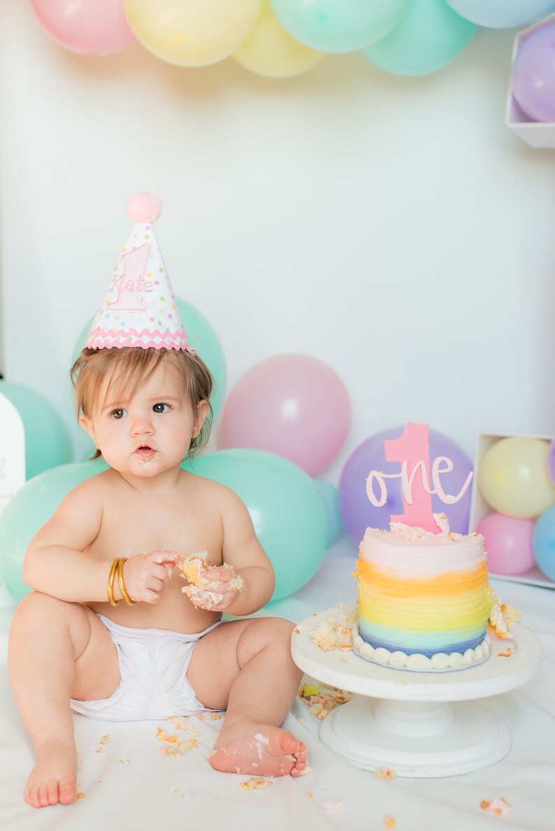 One Cake Topper First Birthday Cake Topper ONE Smash Cake - Etsy