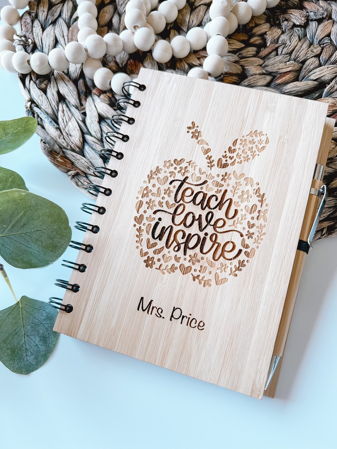Personalized Teacher Notebook, Teacher Notebook, Back to School Gift ...