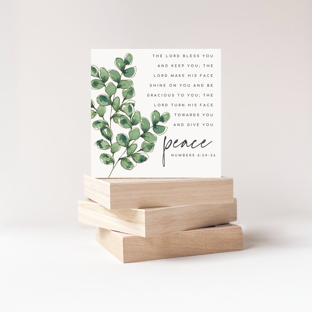 Truth Block- Numbers Blessing - Scripture | Gift | Sign | Wood | Bible ...