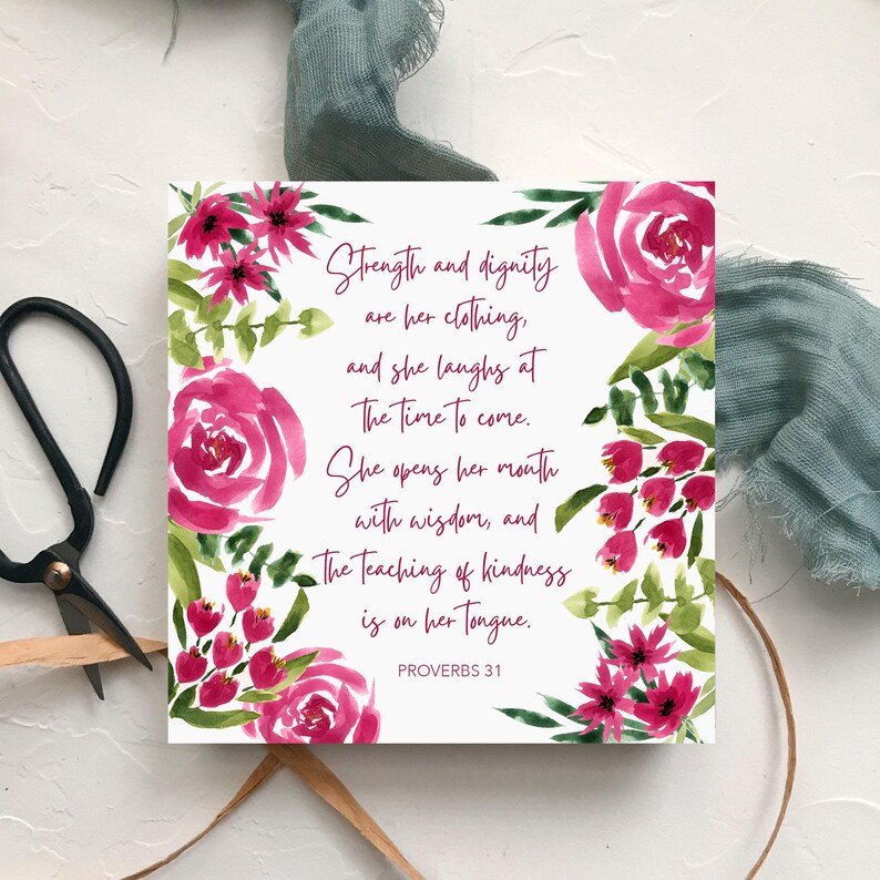 Truth Block- Proverbs 31 - Scripture | Gift | Sign | Wood | Bible Verse ...