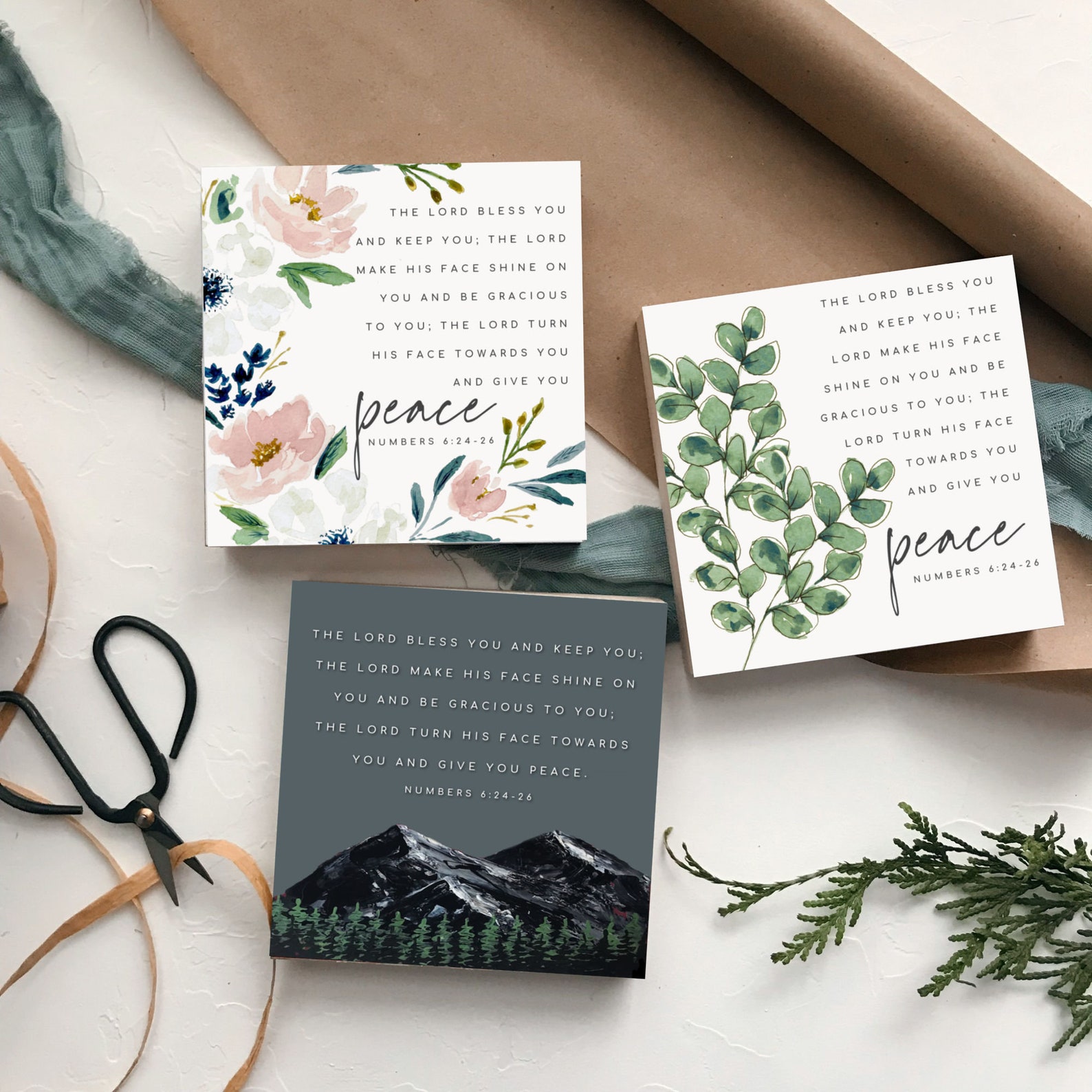 Truth Block- Numbers Blessing - Pink - Scripture | Gift | Sign | Wood ...