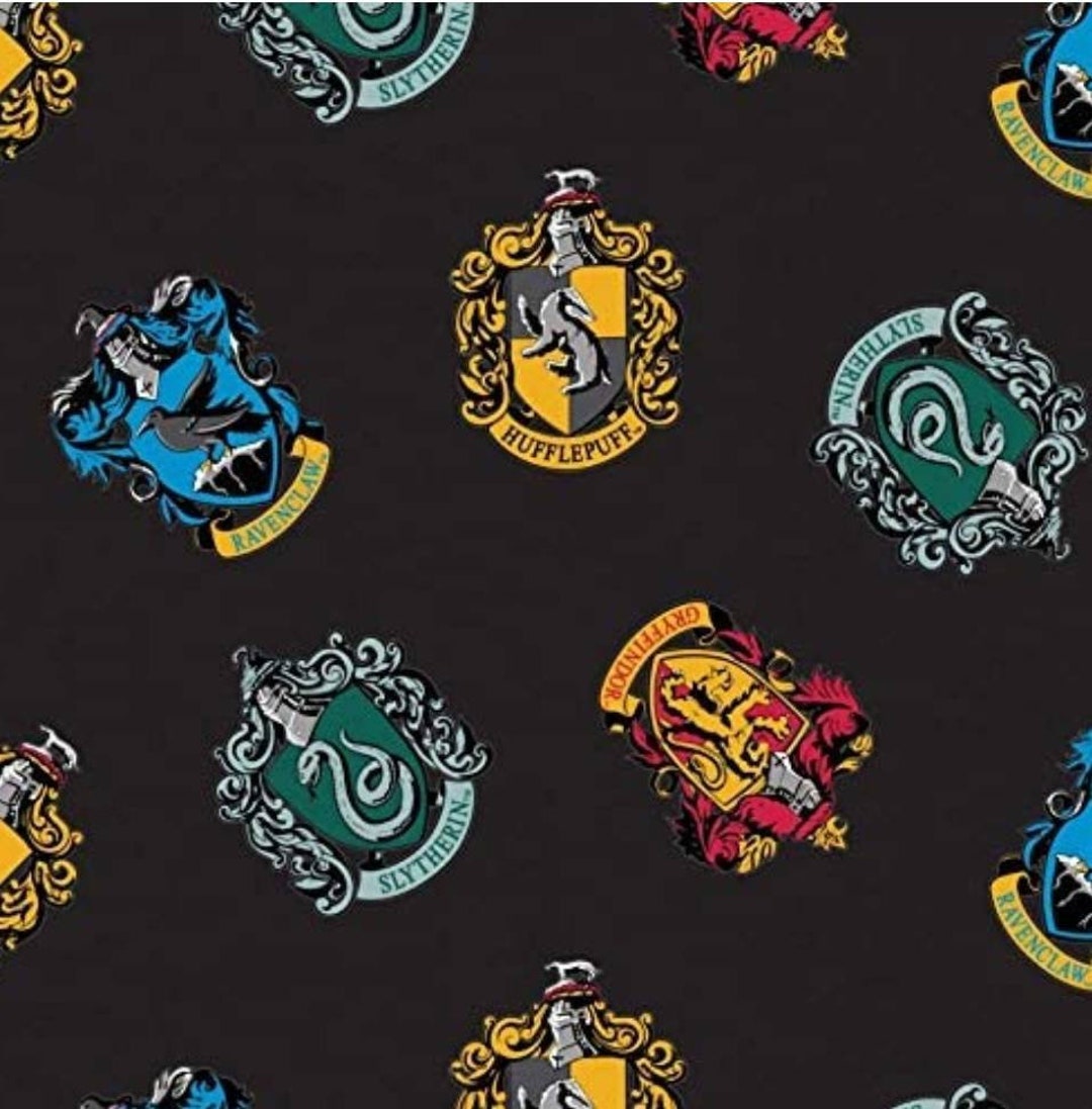 Harry Potter House Fabric - Harry Potter Gryffindor Fabric - Quilting ...