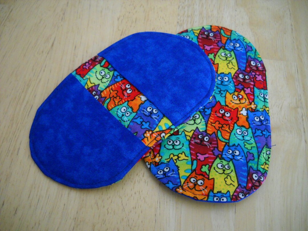 Mini Mitts//small Hotpad Set//bright Colored Mini Mitts//microwave ...