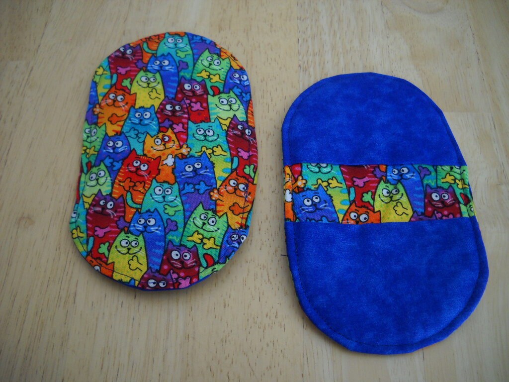 Mini Mitts//small Hotpad Set//bright Colored Mini Mitts//microwave ...