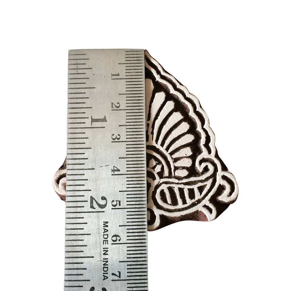 Scroll Stamp Traditional Stamp Block Print Stamp Textile Stamp | Etsy