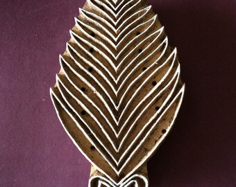 Large Leaf Stamp - Etsy
