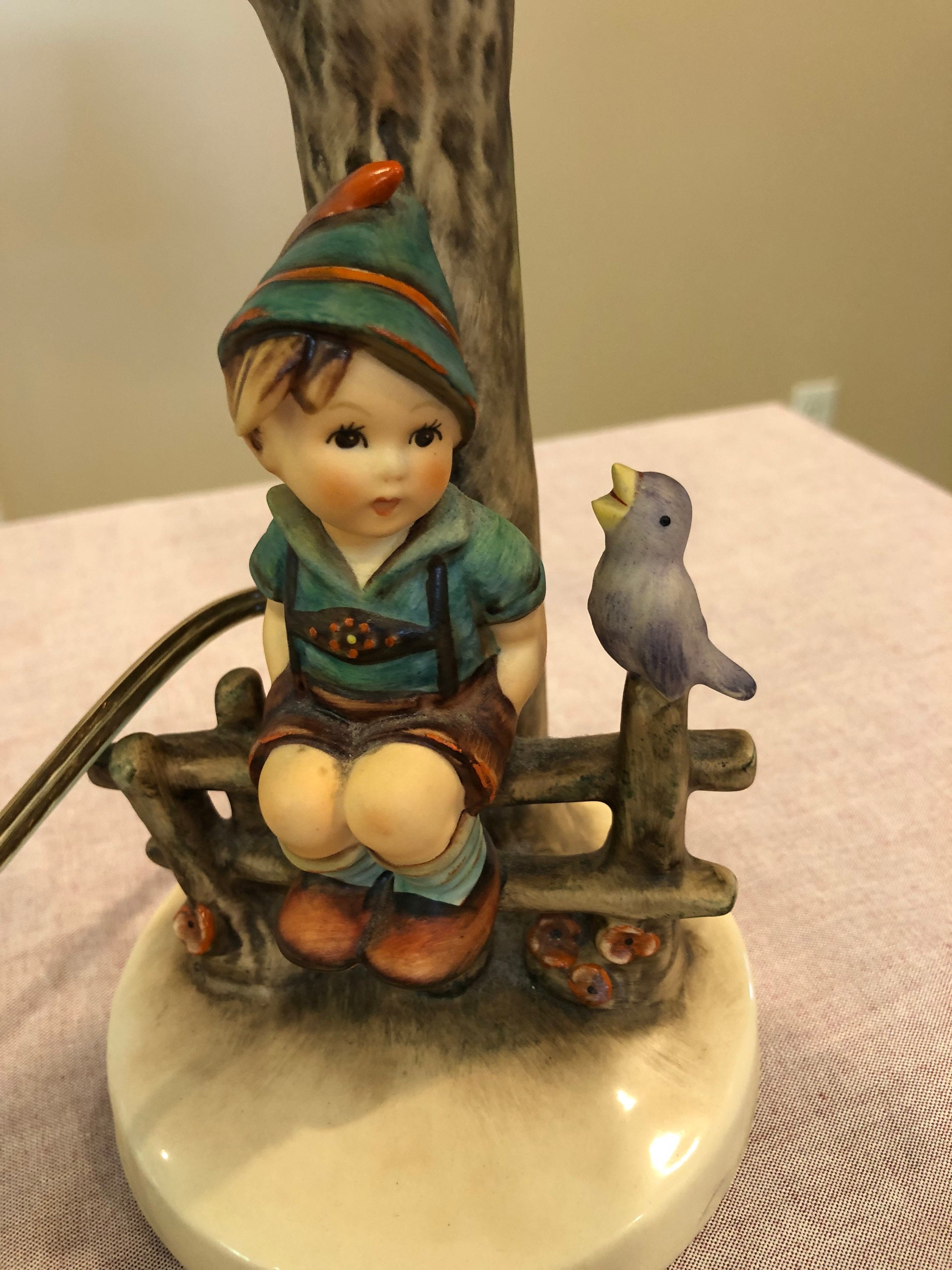 Vintage Hummel/goebel wayside Harmony Lamp Base and Shade From 1985 - Etsy