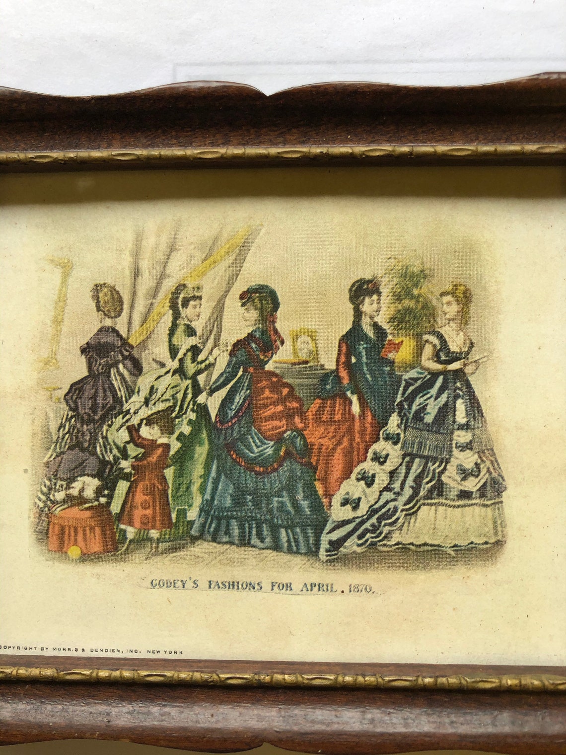 Godey's Fashion Prints Vintage Set of Two From Art Hub 1996 - Etsy