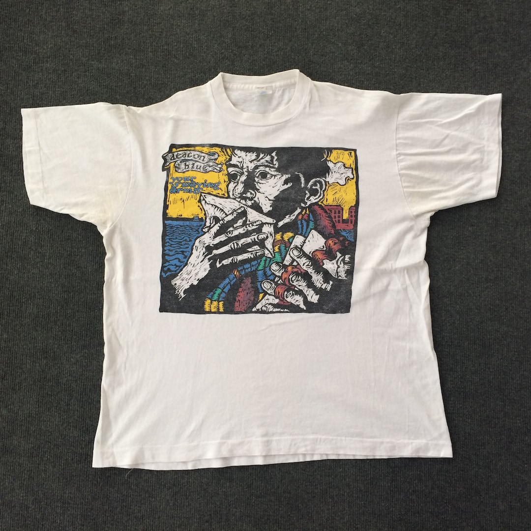 Vintage Deacon Blue Your Swaying Arms 80s Tour Promo Original T Shirt ...