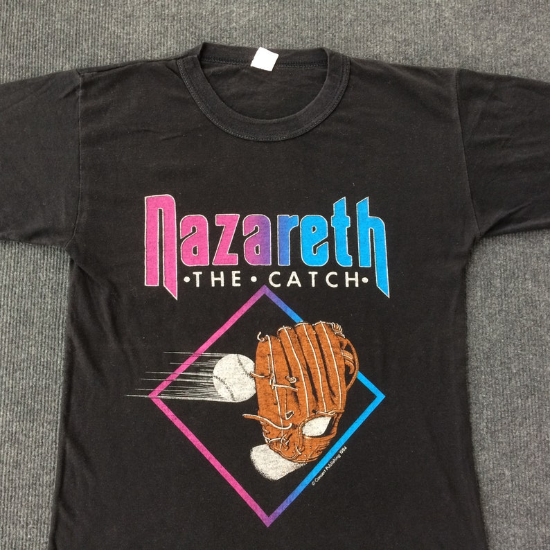 Vintage Nazareth the Catch Tour Uk 84s Concert Rock Metal Rare - Etsy