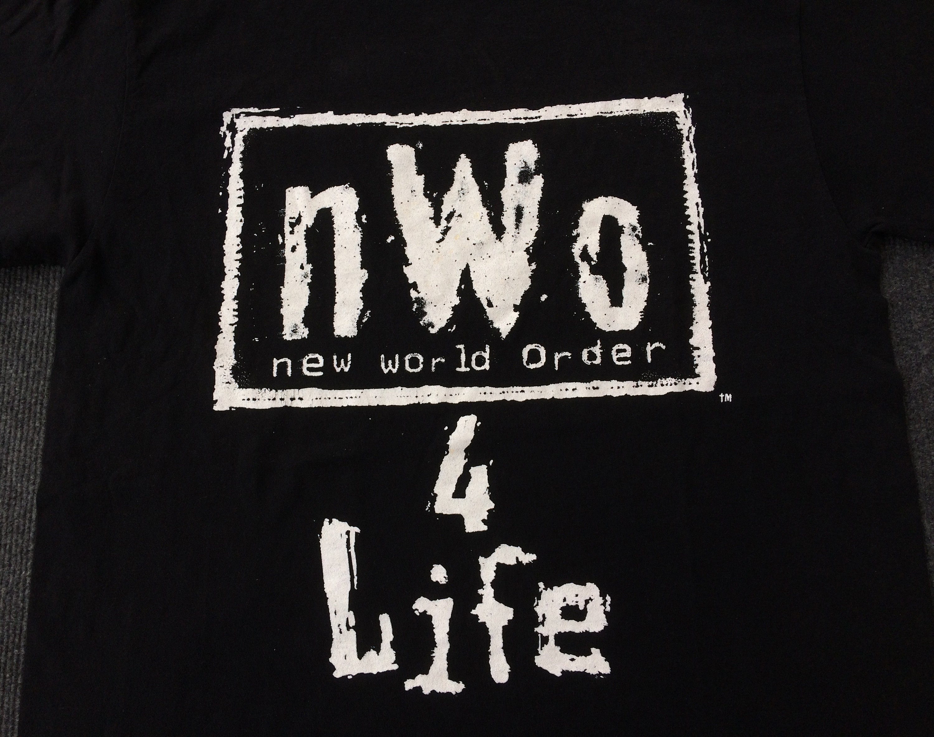 Vintage N.W.O Nwo New World Order 4 Life Black Wrestling 90s T - Etsy UK