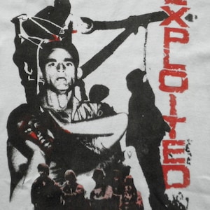 Vintage the Exploited 80s Tour Promo Original Rare T Shirt - Etsy