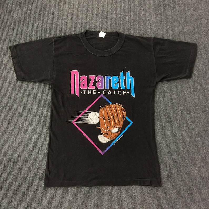 Vintage Nazareth the Catch Tour Uk 84s Concert Rock Metal Rare - Etsy