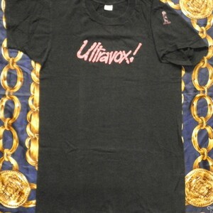 Vintage Ultravox Island Record 70s 80s Tour Promo Original Rare T Shirt ...