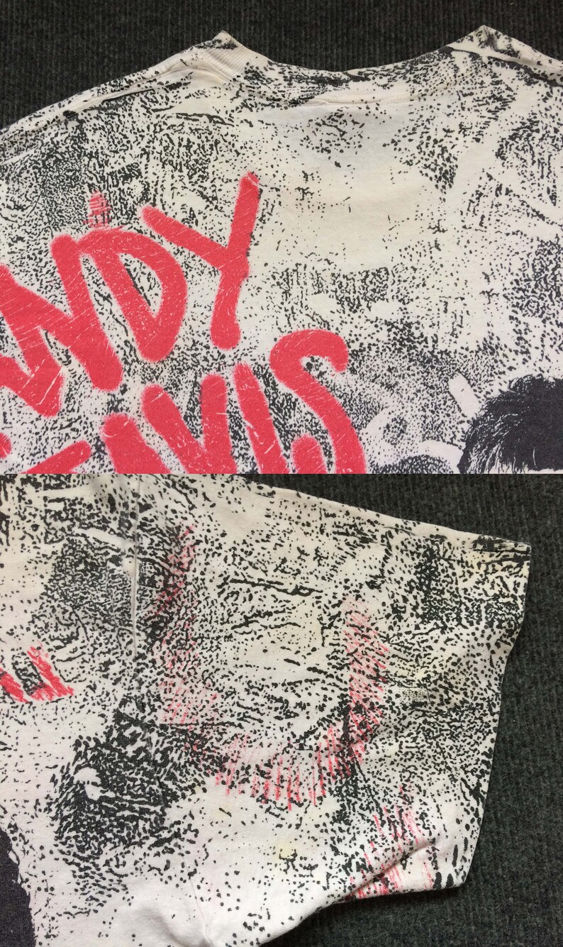 Vintage Randy Travis Tour Full Print Overprint Country Music XL Rare T ...