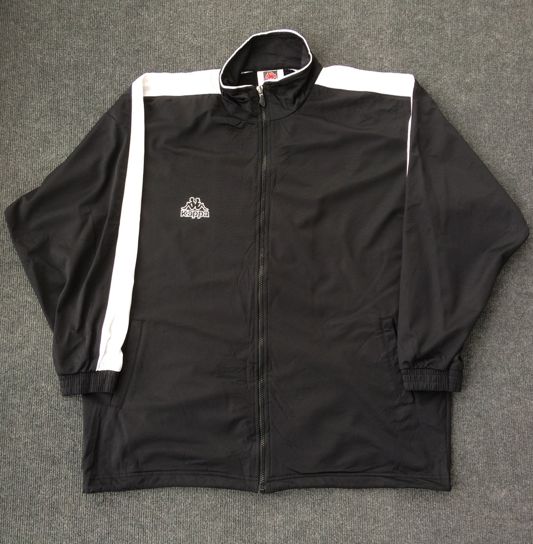 Vintage Kappa Zip up Big Logo Sweater Kappa Sweatshirt Hip Hop XL Rare ...