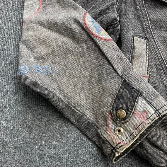 Rare Vintage Major Jeff Hamilton 90s 80s Jeans Jacket - Gem