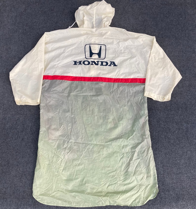 Vintage Honda Collection Rain Coat Hooded Motor Sports Racing 90s ...