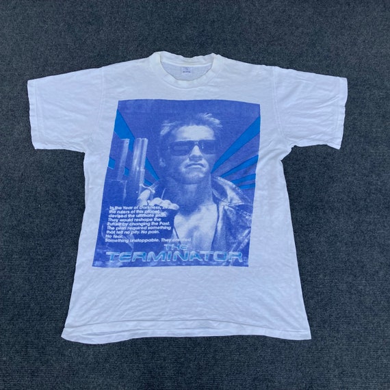 Vintage TERMINATOR Universal Studios Movie 80s T Shirt - Gem
