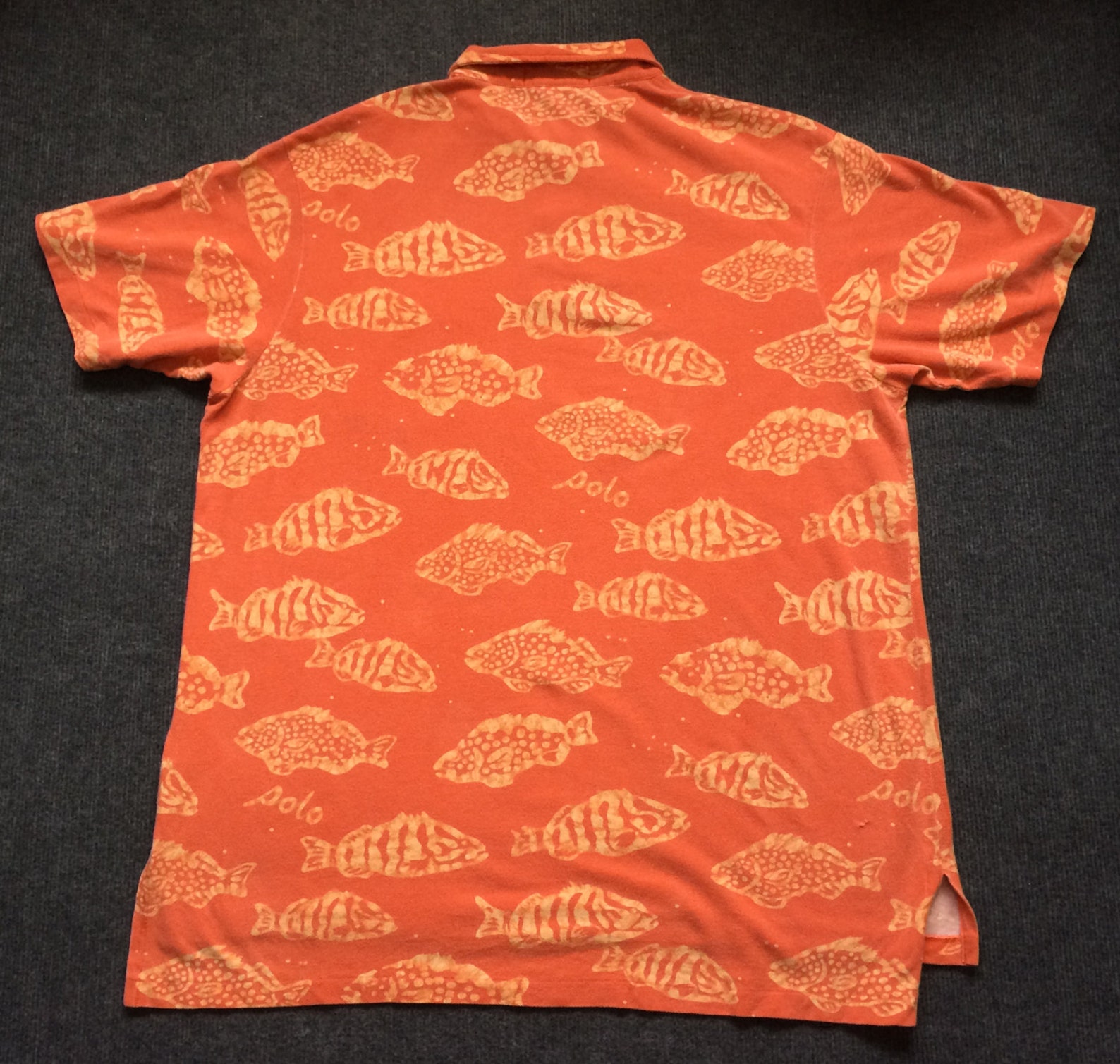 Vintage Polo Ralph Lauren Fish Polo Sport 90s Short Sleeve - Etsy