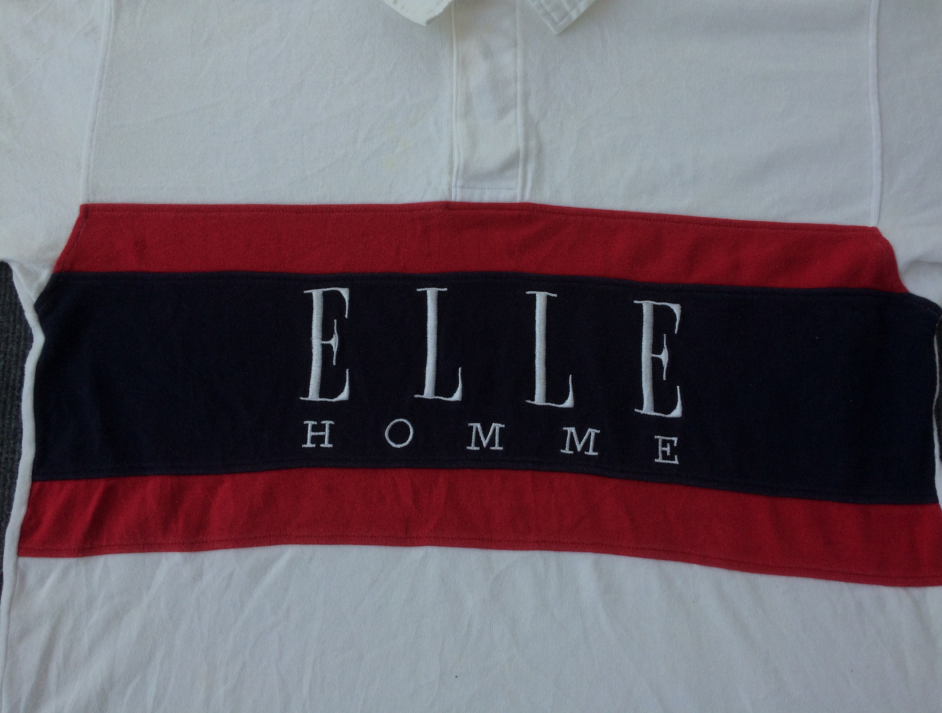 Vintage ELLE HOMME PARIS Rugby 80s 90s Short Sleeve Rare Shirt - Etsy