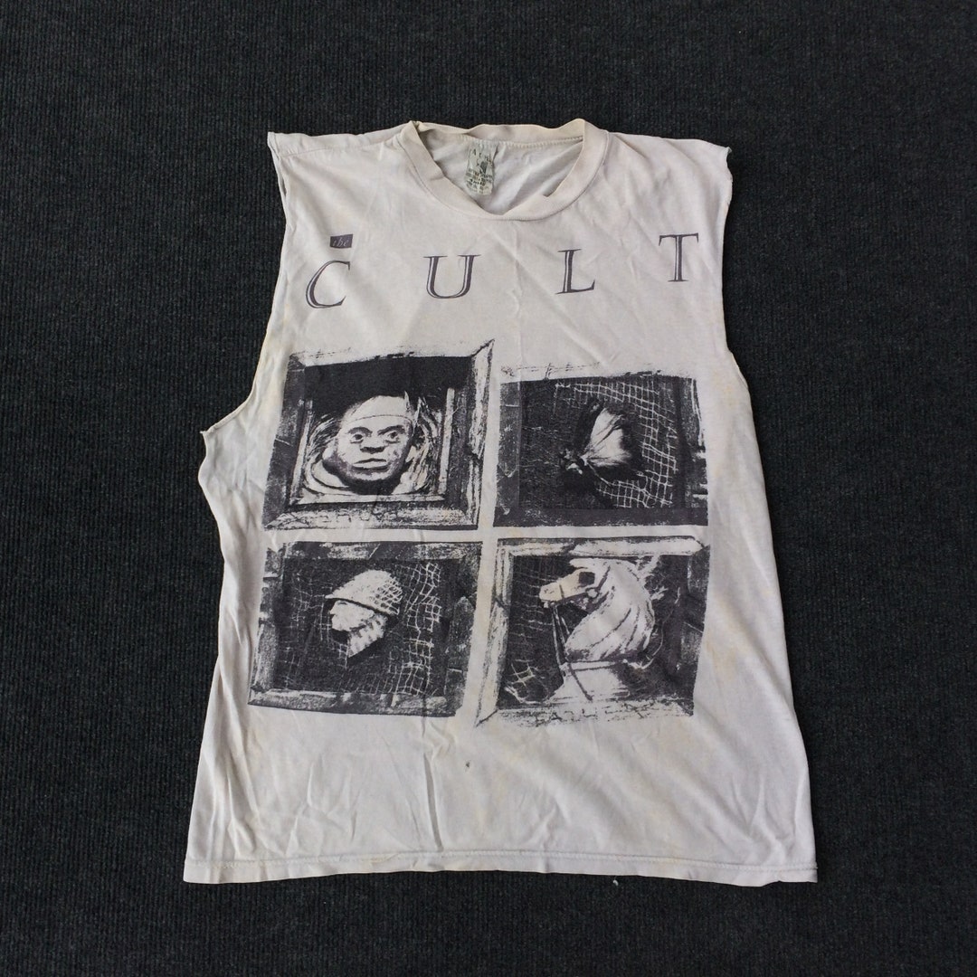 Vintage the Cult 80s Sleeves Tour Original Rare T Shirt - Etsy