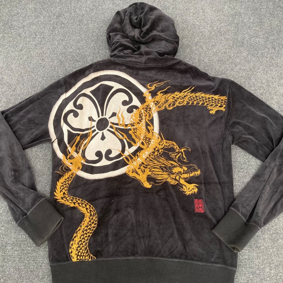 Japanese Sukajan Karakuri Dragon Japan Jacket Embroidered Souvenirs ...