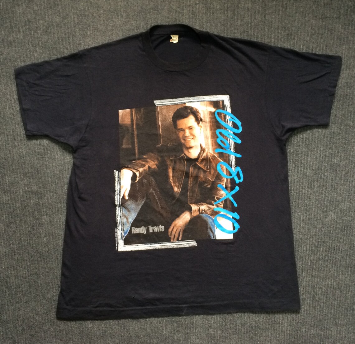 Vintage Randy Travis Tour 50/50 1989 Country Music XL Rare T | Etsy