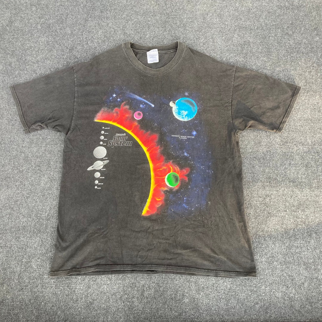 Vintage the Solar System Planet 90s Rare T Shirt - Etsy