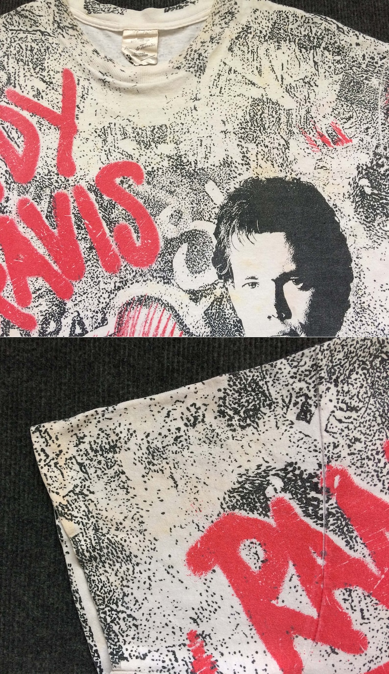 Vintage Randy Travis Tour Full Print Overprint Country Music XL Rare T ...